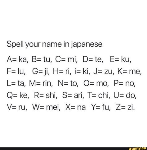 Japanese Language Names