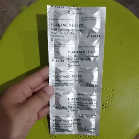 Jual Plantacid Forte® Tablet Obat Lambung Maag Kembung Mual Perih Shopee Indonesia