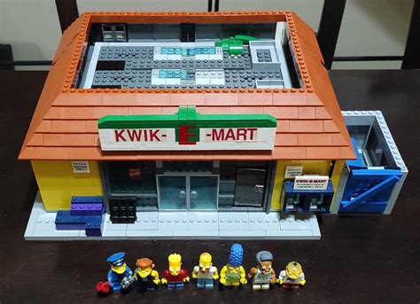 Lepin The Simpson Kwik E Mart Blocks Set Assembled And Incomplete Hobbies And Toys Toys