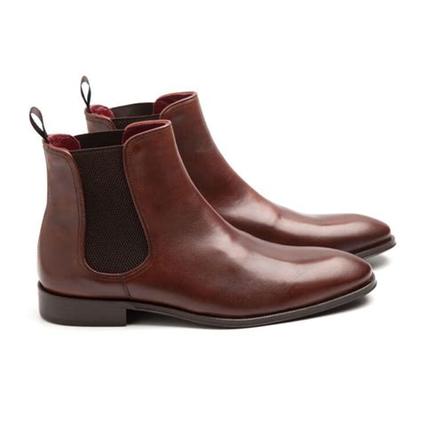 Bota Chelsea Marrón De Hombre