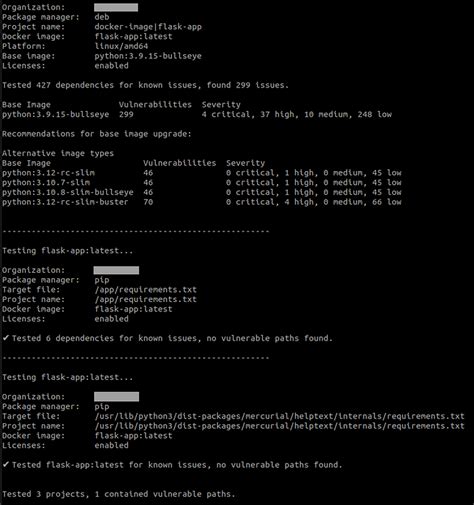 Package Vulnerability Scanning