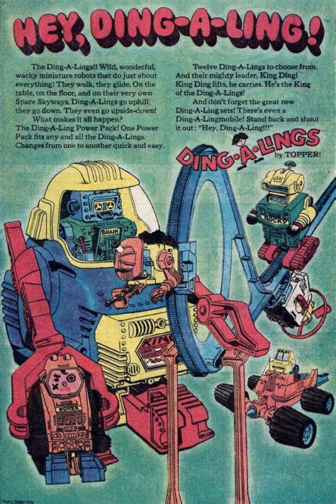 Ding A Ling King Ding Robot By Topper Toys The Old Robots Web Site
