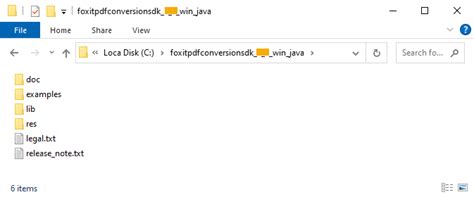 Developer Guide For Foxit Pdf Conversion Sdk 13 Java Foxit Pdf Sdk