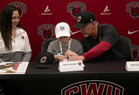 Jack Keeling Baseball Central Washington University Athletics