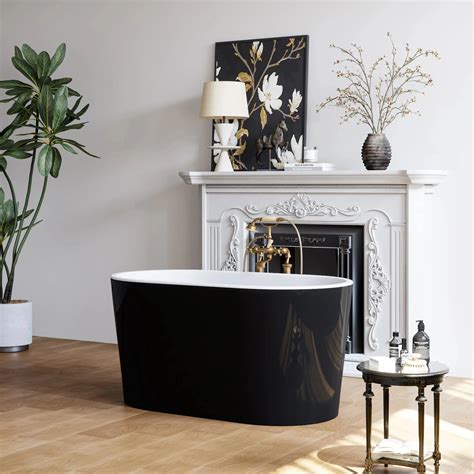 Acrylic Freestanding Tub Black Acrylic Bathtub Stand Alone Acrylic