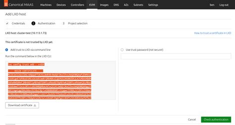 Ubuntu Trouble Adding Lxd Clusters To Maas Stack Overflow