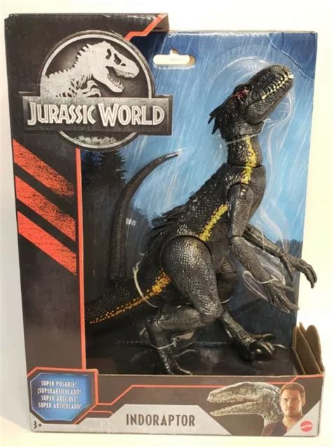 New Jurassic World Indoraptor Dinosaur Super Posable Figure Fvw27