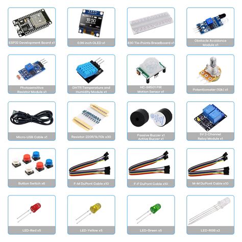 创客套装esp32模块套件 starter kit for esp32 esp 32s wifi模块 阿里巴巴