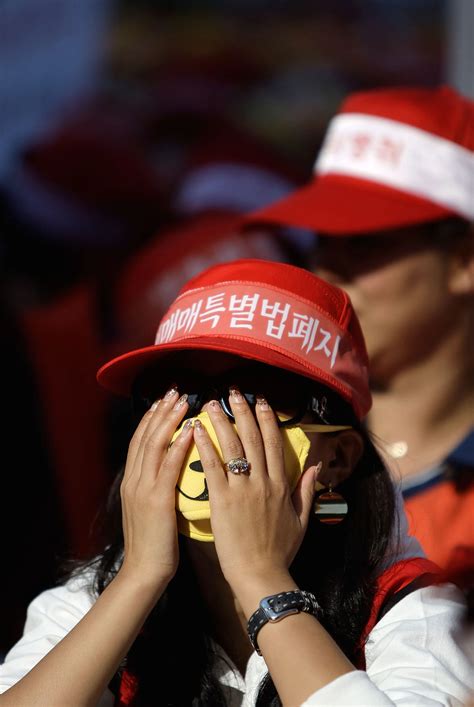 South Korean Prostitutes Protest Against Anti Sex Law