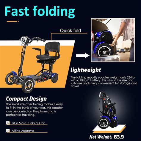 Unlock Freedom With This 4 Wheel Electric Scooter For Seniors 30 Mile