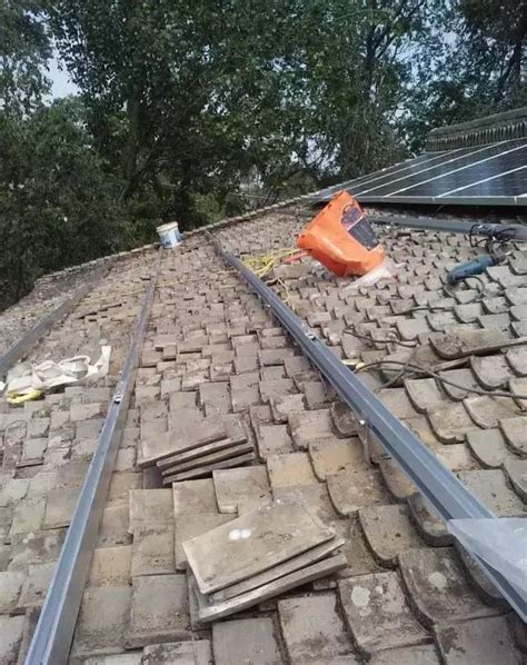 小青瓦屋面的安装实例