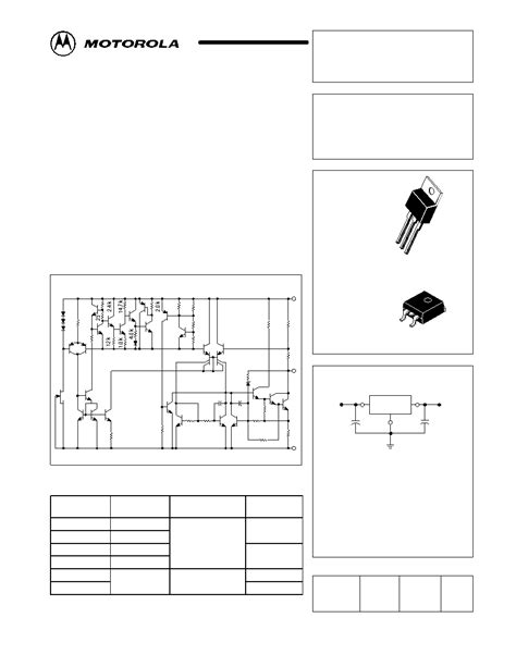 Mc7905ct Datasheet112 Pages Motorola Three Terminal Negative