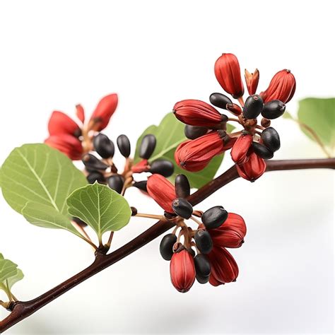 Premium Photo Isolated Of Jatropha Small Black And Brown Seeds With A