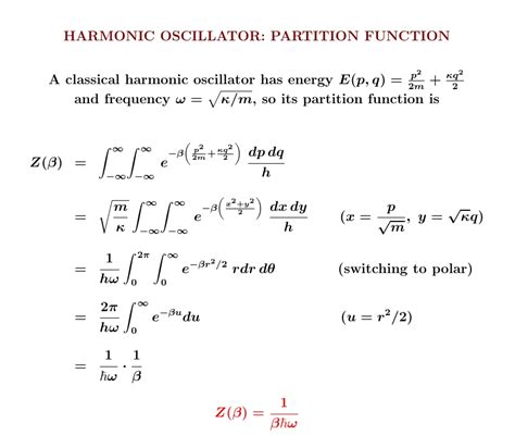 Partition Function Harmonic Oscillator At Beverly Henson Blog