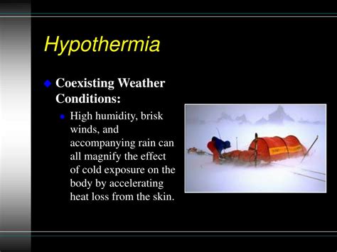 Ppt Prehospital Management Of Hypothermia In The 21 St Century