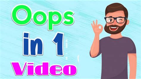 Java Oops Concepts Object Oriented Programming Java Tutorial For Beginners 2021 Youtube