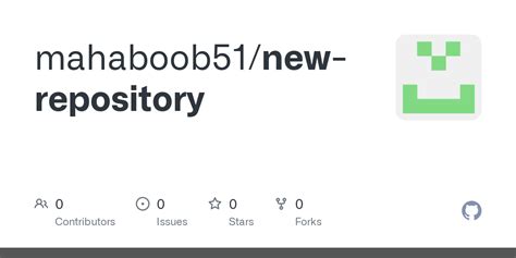 Github Mahaboob New Repository