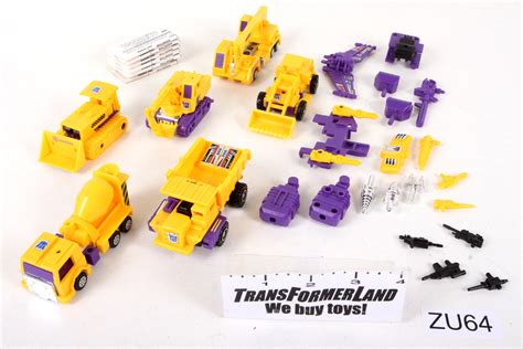 Complete Transformers® G2 Combiners Devastator Yellow Sku 365980