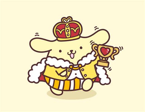 Pompompurin King Cute Sanrio Character