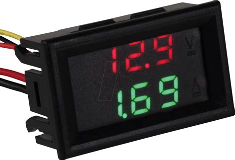 Joy It Vam10010 Led Voltage And Current Measuring Device 3 5 V To 30 V Dc At Reichelt