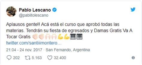 Cumplirá Su Promesa Pablo Lescano Tocará Gratis Para Un Curso Que No