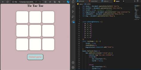 Kachwala Dhruv On Linkedin Day 5 Javascript Basic To Master Today I Created A Tic Tac Toe