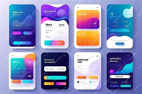 Premium Photo | Process of creating an interface for a mobile app User interface and experience ...