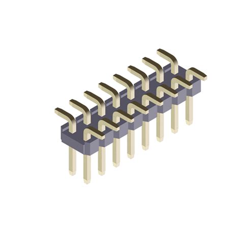 Copper Flexible Design 0079200mm Pitch Pin Header Socket From