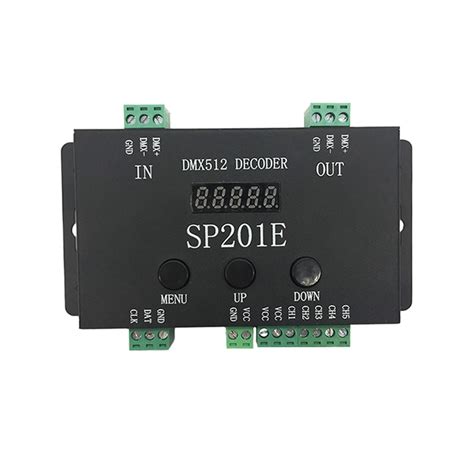 Hot 2X Sp201e DMX512 Ws2812b Ws2811 DMX To Spi Controller Decoder Support Multiple Ics LED