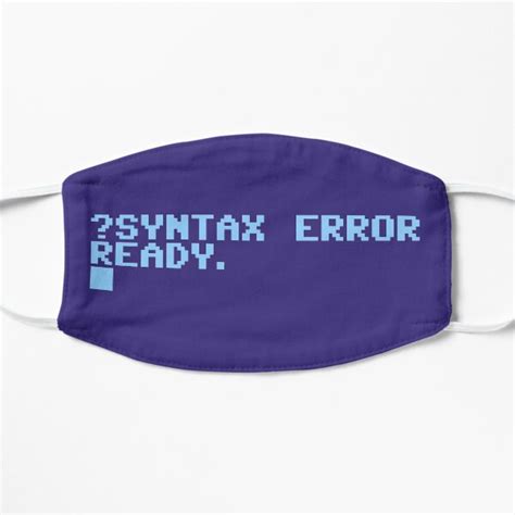 Syntax Error Ready For 8 Bit C64 Prompt Mask For Sale By Nordwind Redbubble