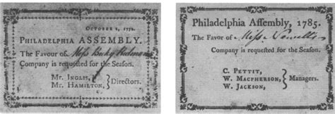 The Philadelphia Dancing Assembly 1749 1849 Digitens