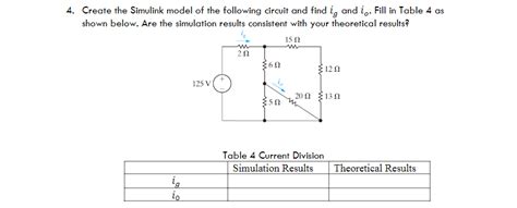 Solved Create The Simulink Model Of The Following Circuit Chegg