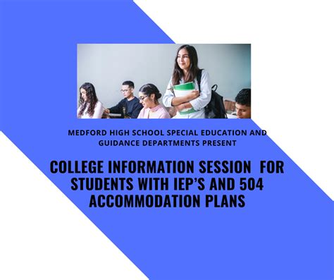 Iep And 504 Accommodation Plan College Information Session October 23rd Mhs Mvths News Post