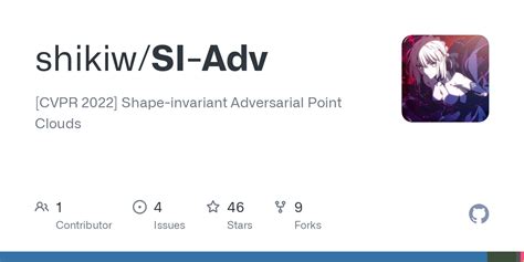 GitHub Shikiw SI Adv CVPR Shape Invariant Adversarial Point Clouds