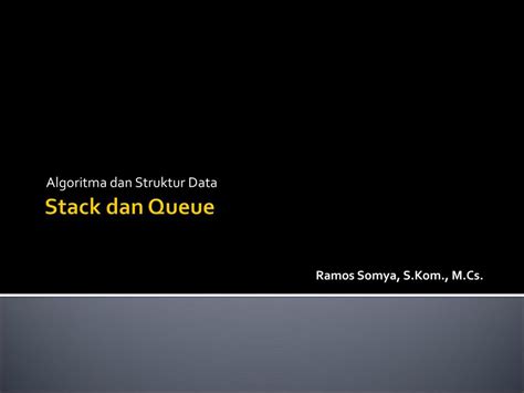 Algoritma Dan Struktur Data Ppt Download