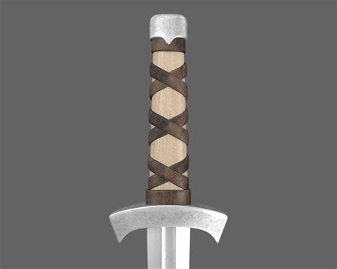 3d Model Ancient Viking Dagger Vr Ar Low Poly Cgtrader