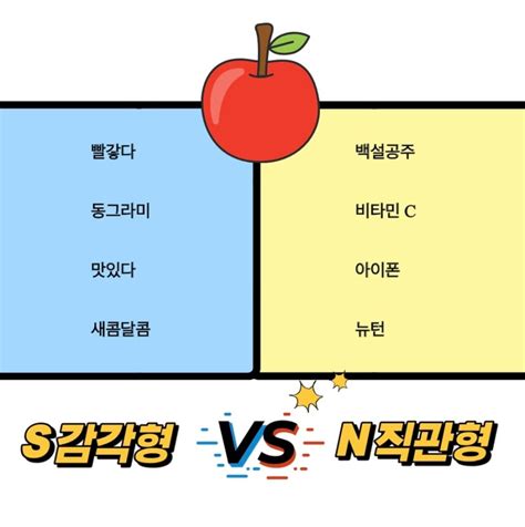 Mbti S N 차이 간단해요 네이버 블로그