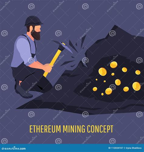 Modern Concept Of Digital Crypto Mining Stock Vector Illustration Of Cryptocurrency Modern