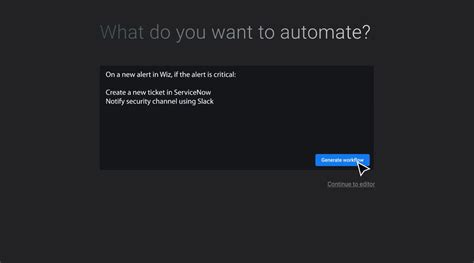 👀 blink automate and automate your wiz alerts with copilot soar