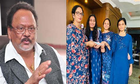 ప్రధానమంత్రి సహాయనిధికి నటుడు కృష్ణంరాజు కుమార్తెల విరాళం Tollywood Senior Actor Rebel Star