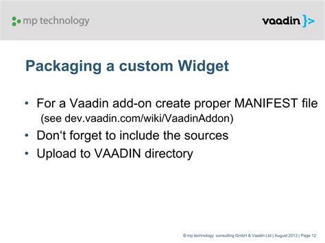Vaadin7 Coding Ui Components Pptx Web Development Internet