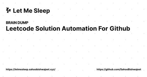 Bishwajeet Sahoo On Linkedin Leetcode Solution Automation For Github