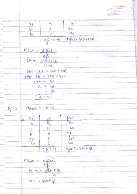 RD Sharma Solutions Class Chapter Statistics Exercise