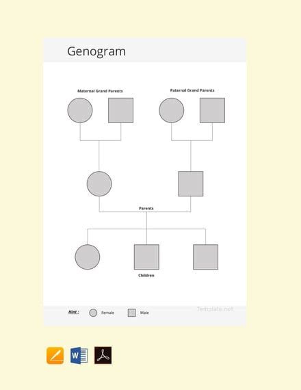 47 Genogram Templates In PDF MS Word Apple Pages Google Docs