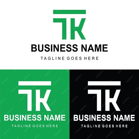 Premium Vector | Vector letter t k creative monogram logo