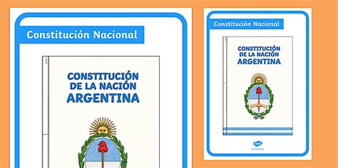 Imagen De La Constitución Nacional Argentina Para Imprimir