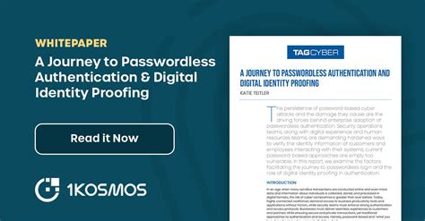 Whitepaper Journey To Passwordless And Digital Id