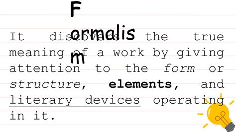 Formalist Approach In Literary Criticism Pptx