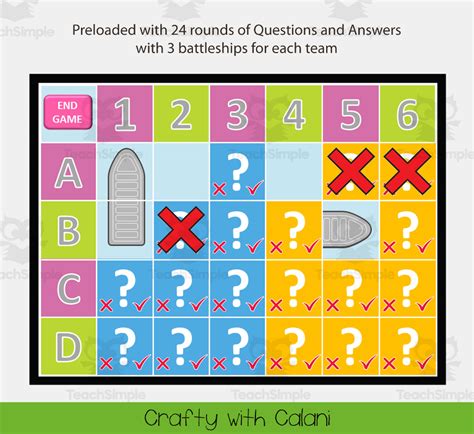 Basic Shape Recognition Battleship Classroom Game By Teach Simple