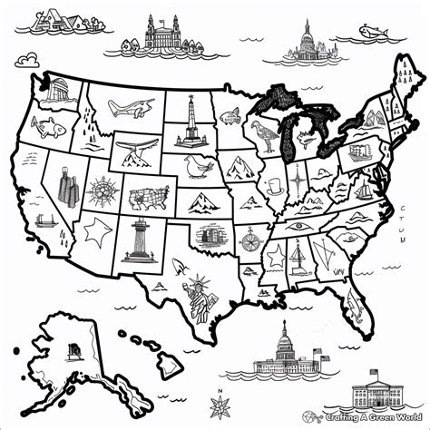 United States Monuments Coloring Pages [2025]